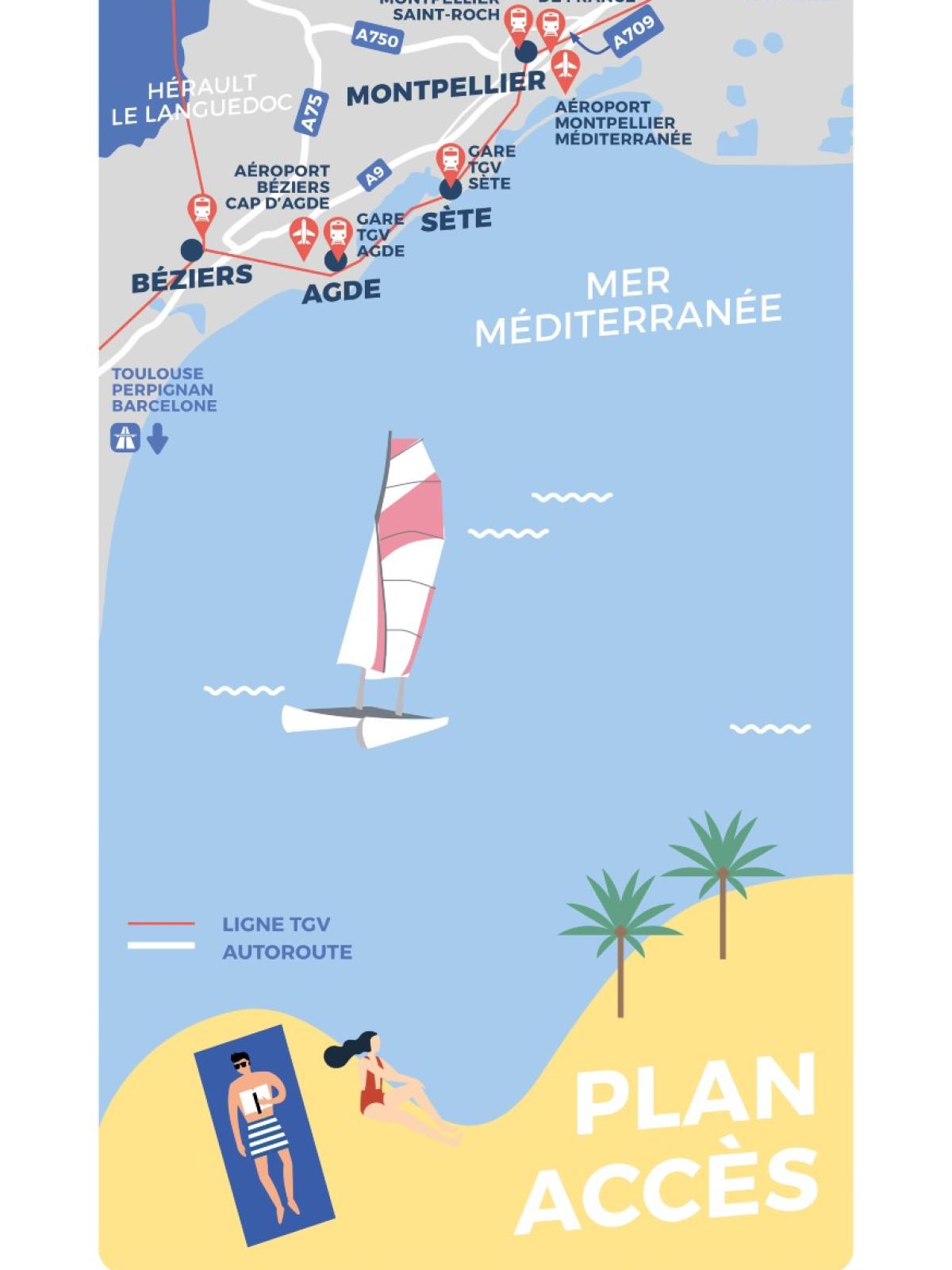 Montpellier France Map – Download our brochures | Montpellier Tourism