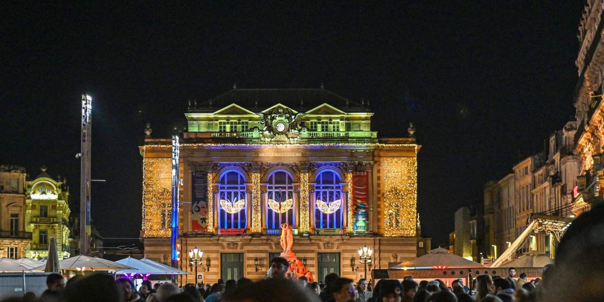 Christmas lights and market | Montpellier Tourism